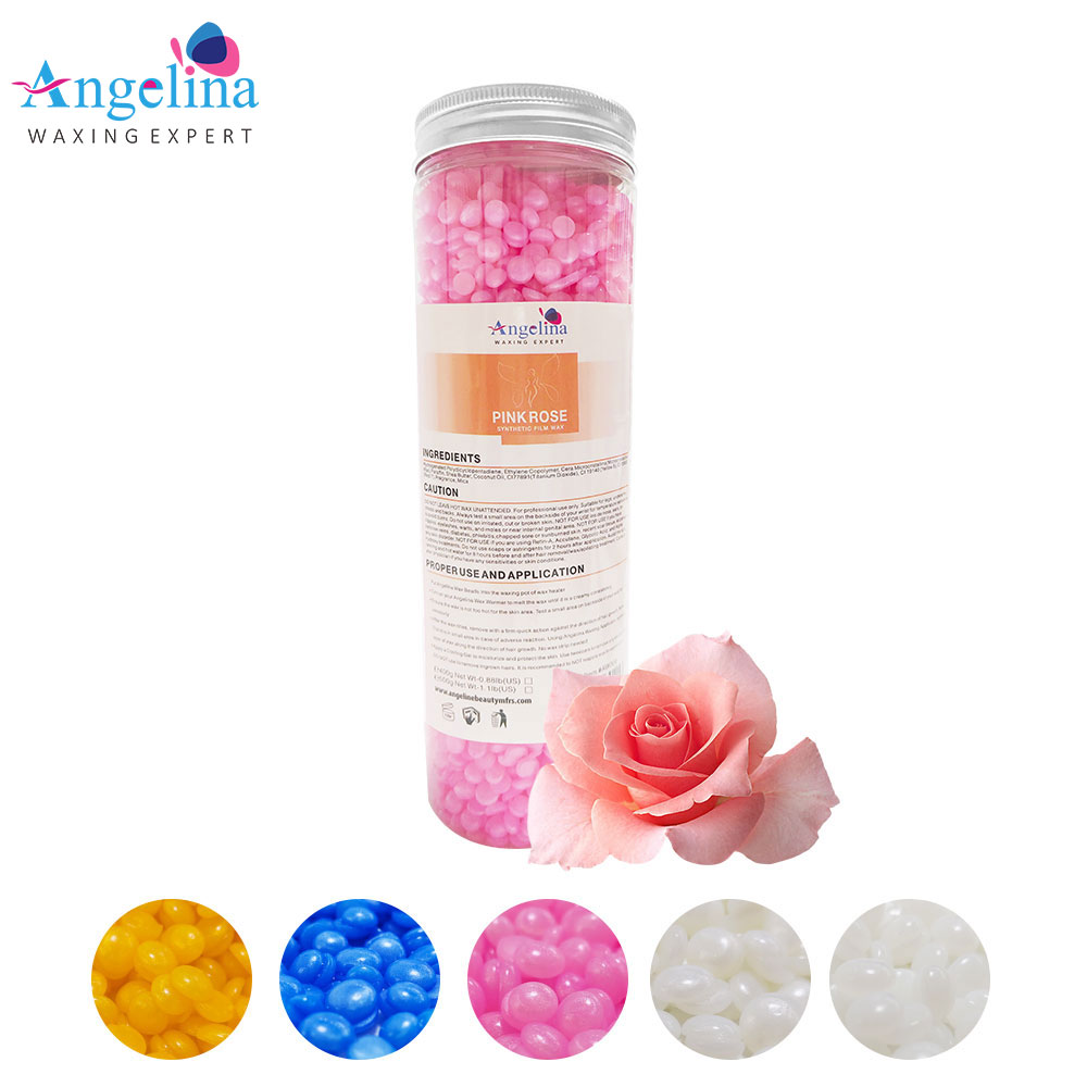 PINK ROSE SYNTHETIC FILM WAX BEAD